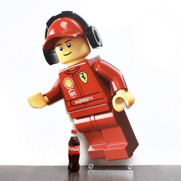 Lego Shell V Power Forecourt Promotional 3ft High Pit Crew Figurine ...