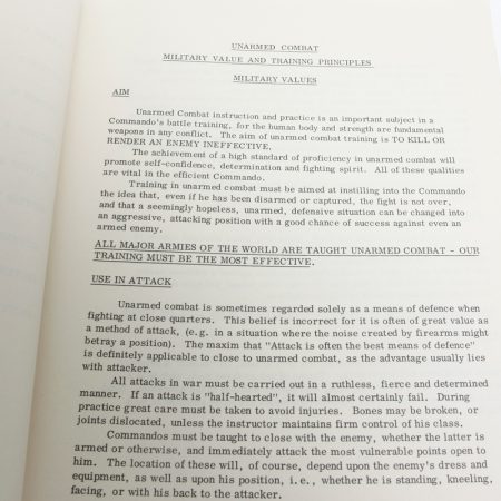 1960's Royal Marine Unarmed Combat Training Manual » Kode-Store.co.uk
